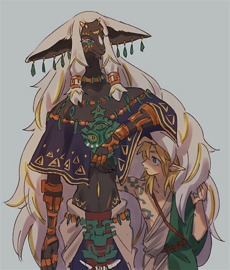 Link And Rauru The Legend Of Zelda And More Drawn By Kokekokeimo Danbooru