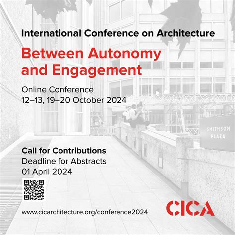 Call For Papers International Conference On Architecture Between Autonomy And Engagement