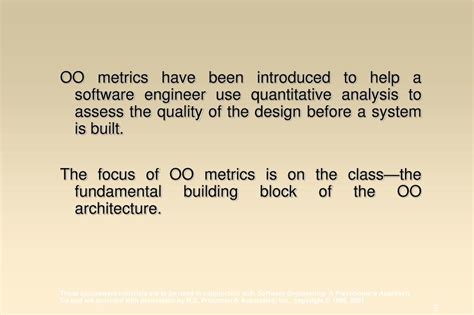 Ppt Chapter Technical Metrics For Object Oriented Systems Powerpoint Presentation Id