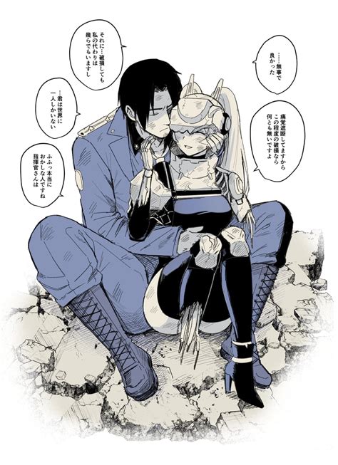 Commander Idoll Sun And Mass Produced Nikke Goddess Of Victory Nikke Drawn By Ame Arare