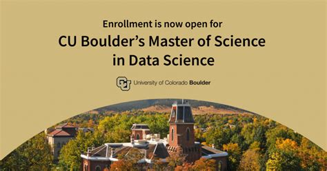 enrollment is open for the university of colorado boulder s master of science in data science—no