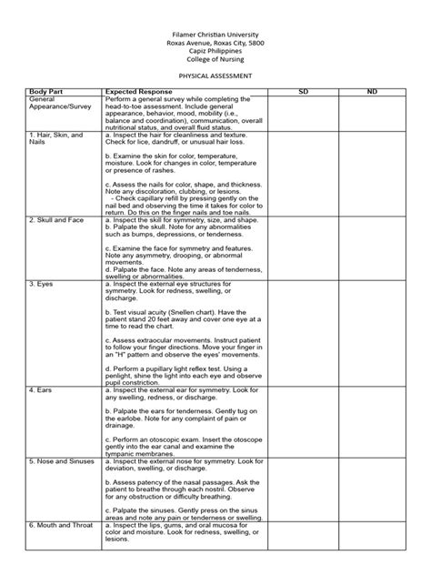 Performance Evaluation Checklist Pa Pdf Anatomical Terms Of Motion Musculoskeletal System