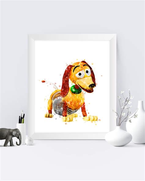 Toy Story Slinky Dog Art Print Toy Story Printable Slinky Dog