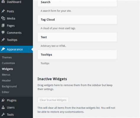 How To Add Wordpress Tooltip To The Sidebar Wordpress Tooltips Plugin