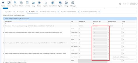 Implemented New Schema Changes In Return GSTR9 And GSTR9C Added