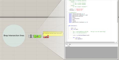 Brep Intersect Lines In Ghpython Grasshopper Mcneel Forum
