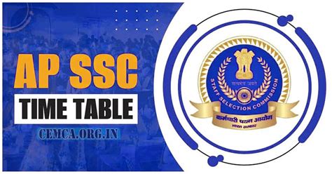 AP SSC Time Table 2024 Bse Ap Gov In Class 10th Date Sheet Pdf