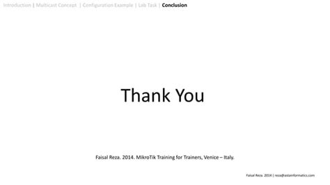 Mikrotik Multicast Routing [] Pdf Internet Computing