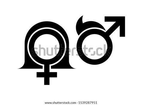 Man And Woman Human Sex Logo Vector