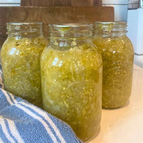 Tomatillo Salsa Verde Canning Recipe Easy Preserving