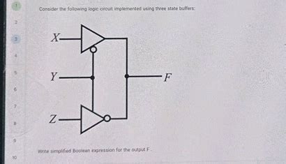 Consider The Following Logic Circut StudyX