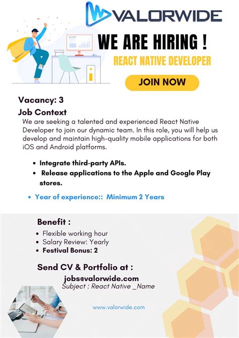 Valorwide Limited On Linkedin React Valorwide Hiring Reactnative