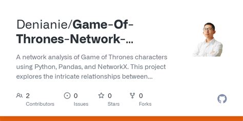 Github Denianiegame Of Thrones Network Analysis A Network Analysis