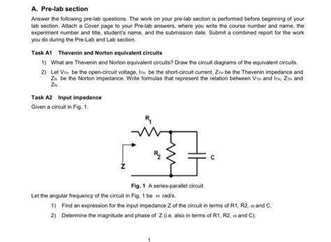 Solved A Pre Lab Section Answer The Following Pre Lab Chegg