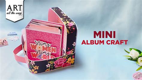 Simple Mini Album Tutorial Womens Day Crafts T Ideas Diy Paper Craft Ventunoart