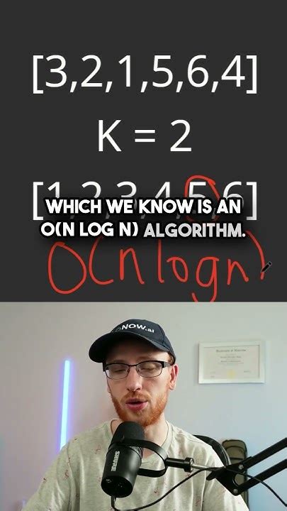 Leetcode 215 Kth Largest Element In An Array Youtube