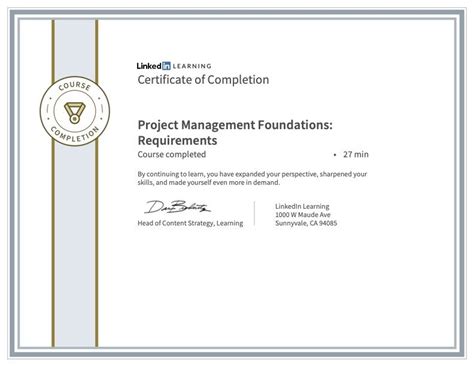 Project Management Foundations Requirements On Linkedin Alwaysbelearning