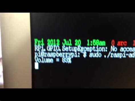 Adjust Raspberry Pi Volume With A Potentiometer