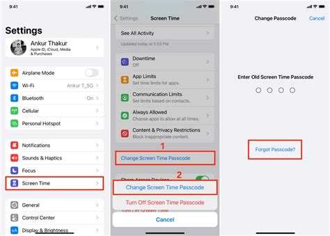 Recover Screen Time Restriction Passcode On IPhone IPad