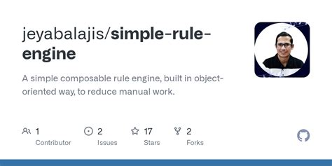 Github Jeyabalajissimple Rule Engine A Simple Composable Rule