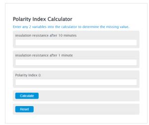 Polarity Index Calculator Calculator Academy