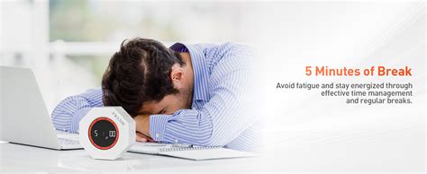 Secura Pomodoro Timer Rotating Cube Time Tracker Flip Gravity Sensor With 7