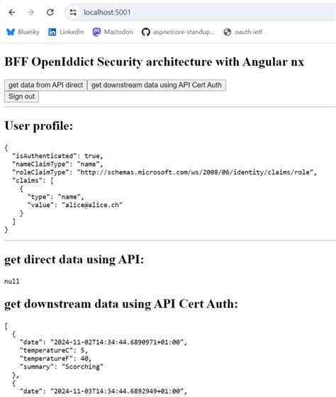 Aspnet Core And Angular Bff Using A Yarp Downstream Api Protected
