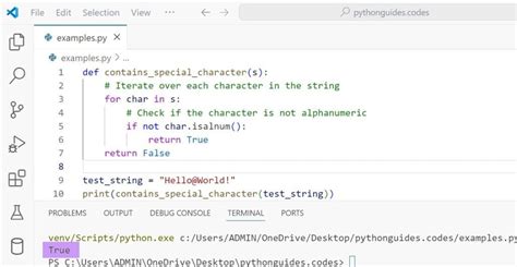 How To Check If A String Contains Any Special Character In Python