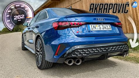 NEW! Audi S3 Facelift (333hp)| 0-262 km/h acceleration🏁 & Akrapovic ...