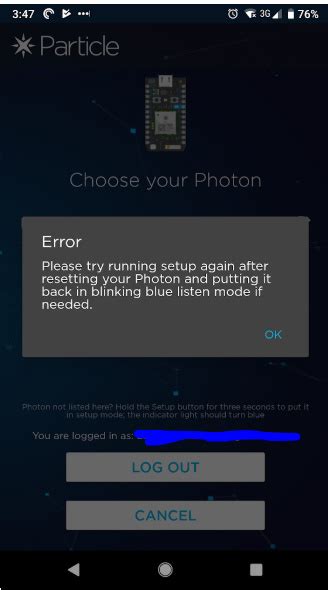 having trouble setting up wifi with my particle app troubleshooting particle