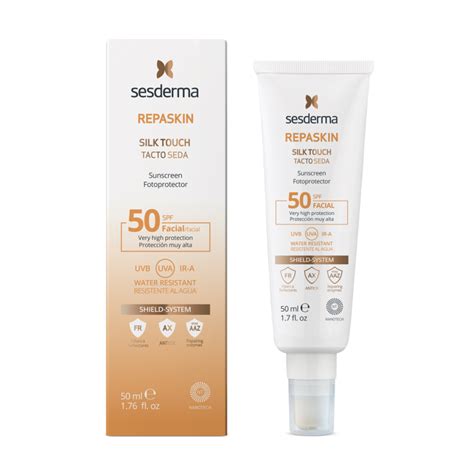 REPASKIN SILK TOUCH Facial Sunscreen SPF 50 Солнцезащитное средство с ...