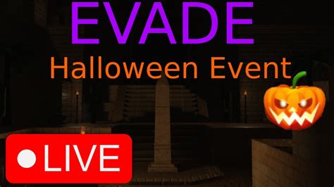 Evade Halloween Event Live Stream Game Night Youtube