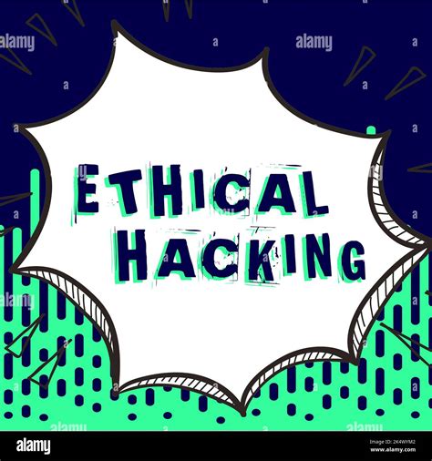 Text Showing Inspiration Ethical Hacking Word Written On A Legal Attempt Of Cracking A Network