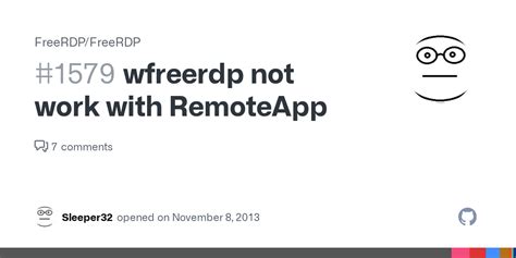 Wfreerdp Not Work With Remoteapp · Issue 1579 · Freerdpfreerdp · Github