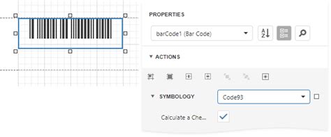 Designing Reports Use Report Elements Use Barcodes Code 93