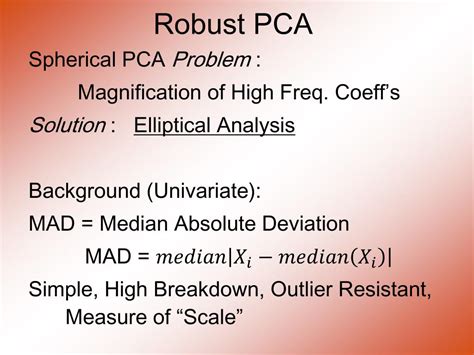 Ppt Robust Pca Powerpoint Presentation Free Download Id6069059