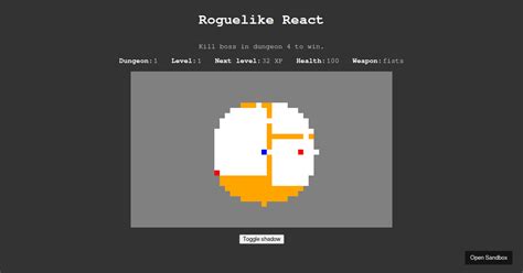 freecodecamp build a roguelike dungeon crawler game codesandbox