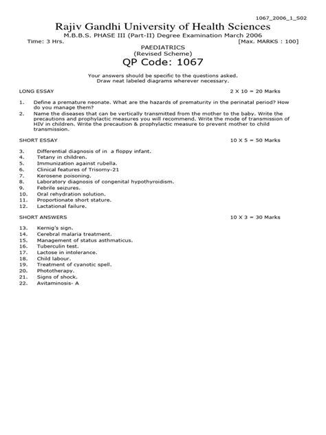 Paeds Paper Pdf Meningitis Science And Mathematics