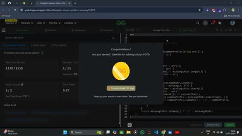Nilansh Kumar On Linkedin Geekstreak2024 Codingchallenge