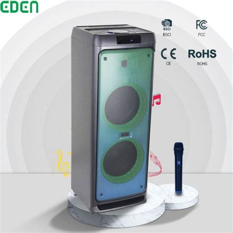 DUAL INCH BLUETOOTH KARAOKE WOODEN SPEAKER Eden Electronic Co Ltd