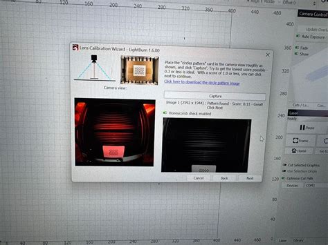 Problem With Camera Calibration Community Laser Talk LightBurn Software Forum