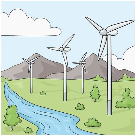 How To Draw A Windmill Step By Step Guide For Beginners Drawings