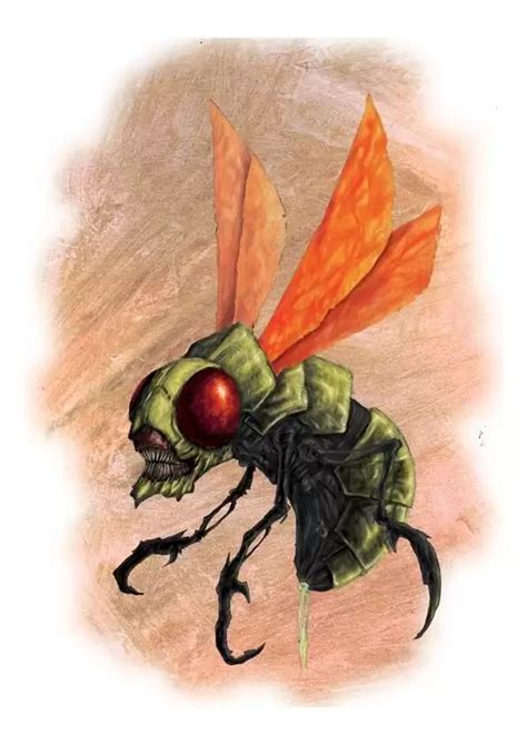 RPG Fantasy Creature Evil Wasp Claudio Casini Art DriveThruRPG