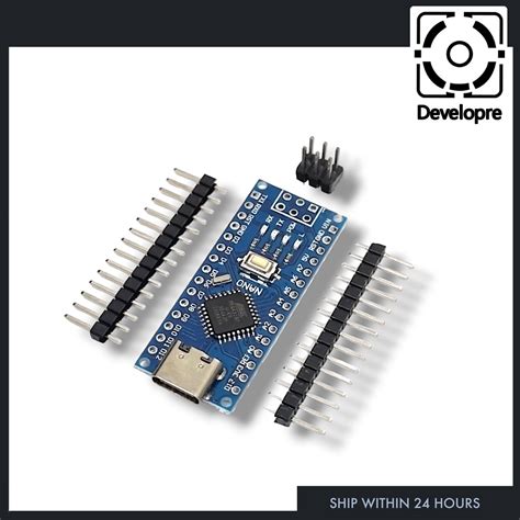 Arduino Nano Atmega328p Ch340g Ch340 Soldered Unsoldered Shopee Philippines