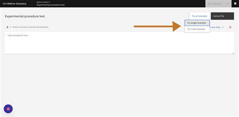 RXN For Chemistry Plan A Synthesis