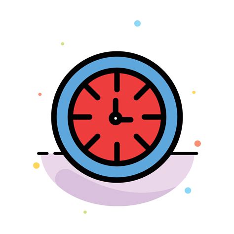 Watch Timer Clock Global Abstract Flat Color Icon Template 13137800 Vector Art At Vecteezy