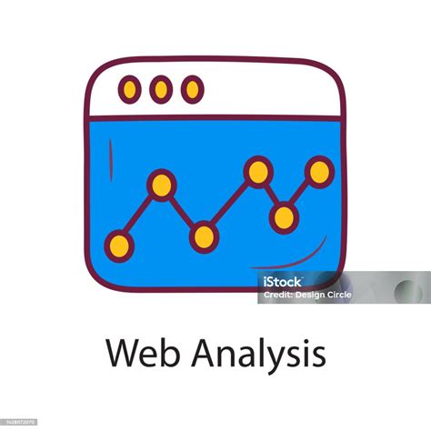 Web Analysis Filled Outline Icon Design Illustration Data Symbol On White Background Eps 10 File