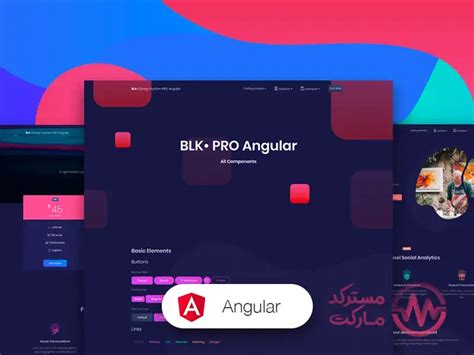 دانلود قالب و سیستم طراحی Blk Pro Angular مسترکد