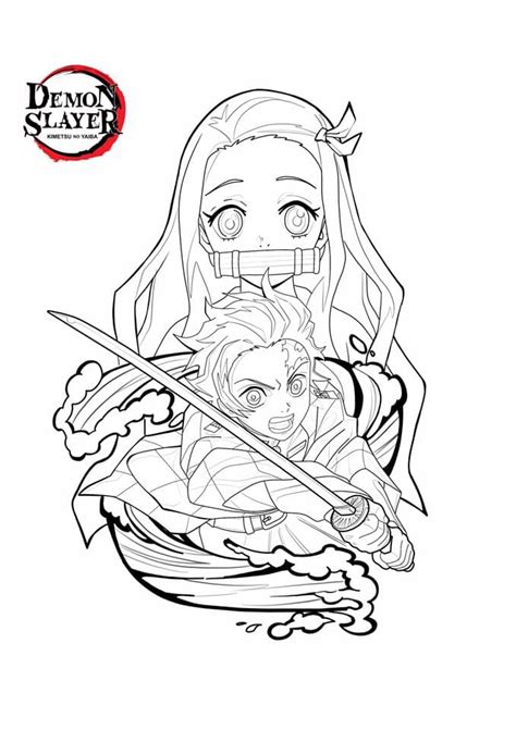 Demon Slayer Coloring Pages Printable Coloring Pages