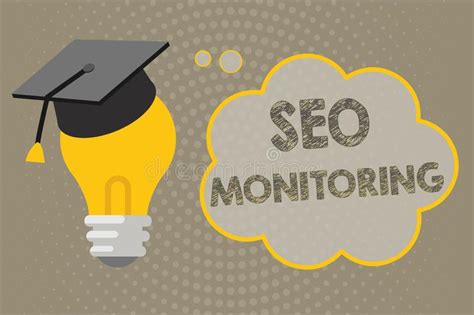 Handwriting Text Writing Seo Monitoring Concept Meaning Tracking The Progress Of Strategy Made